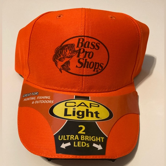 Bass Pro Shops | Accessories | Nwt Bass Pro Shops Neon Orange Light Up ...
